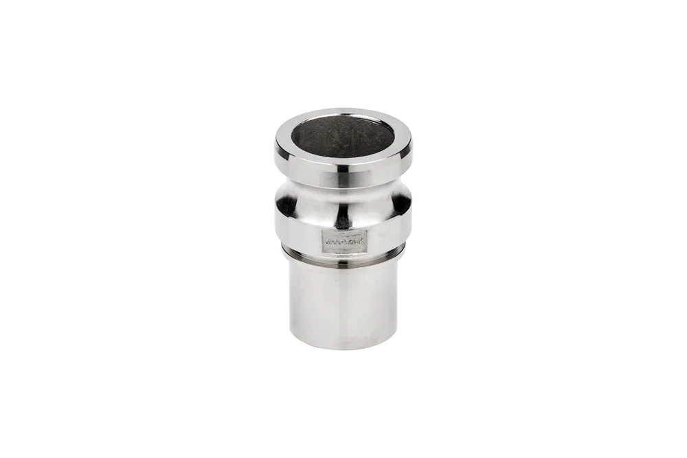 CAMLOCK ERS Stainless Steel Connector Plug with Smooth Hose End - EDiS