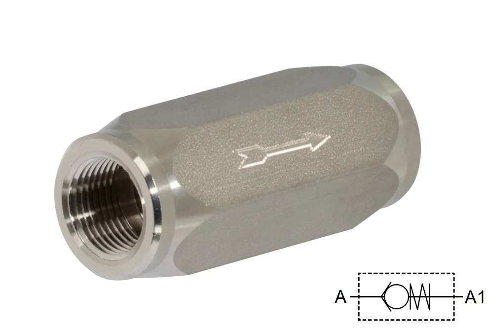 Stainless Steel Hydraulic Check Valve, Type FPR – Flow Shut-Off - EDiS