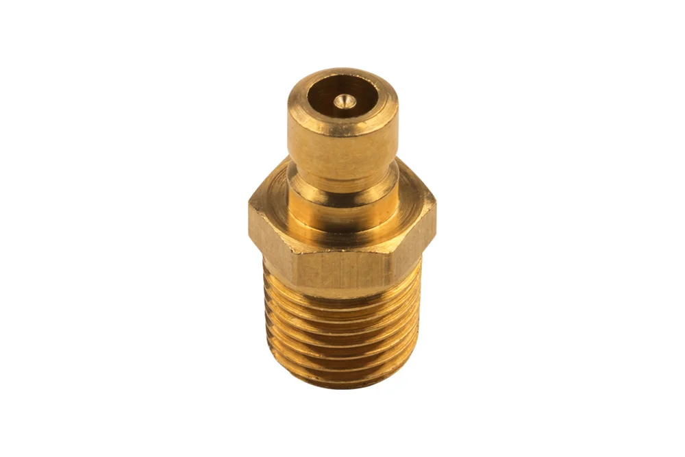 Plug DN6 Quick Connector with Male Thread, TST 6 Series, Brass - EDiS