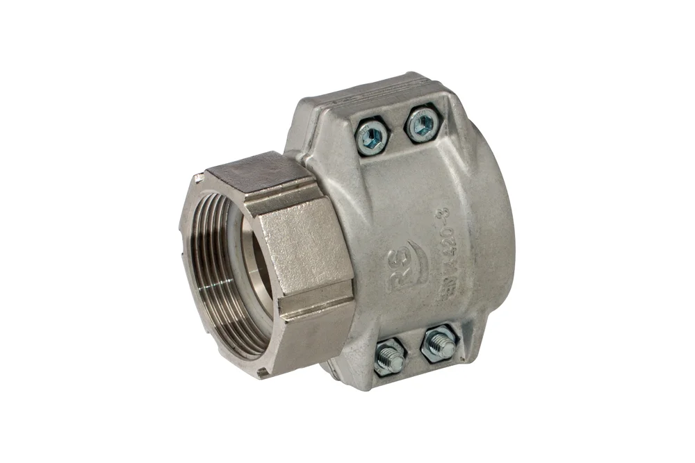 MSL threaded coupling with EN 14420-3 (DIN 2817) clamp, hex nut ...