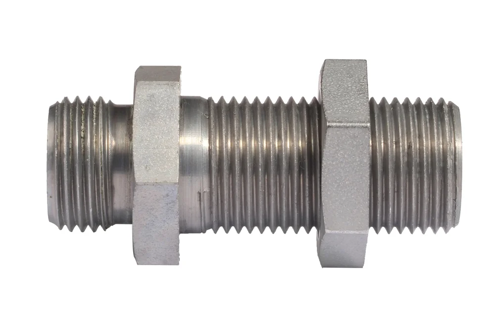 Straight Bulkhead Connector SV, Carbon Steel, Zinc-Nickel - EDiS