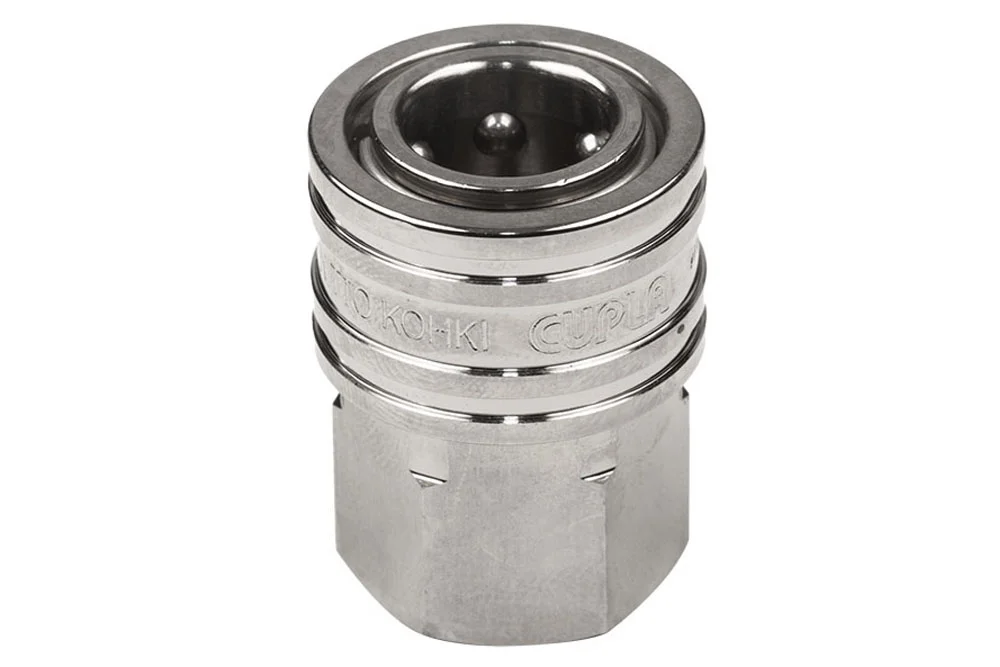 Full-Flow Quick Coupling Socket, BSPT Female, NITTO KOHKI TSP CUPLA ...